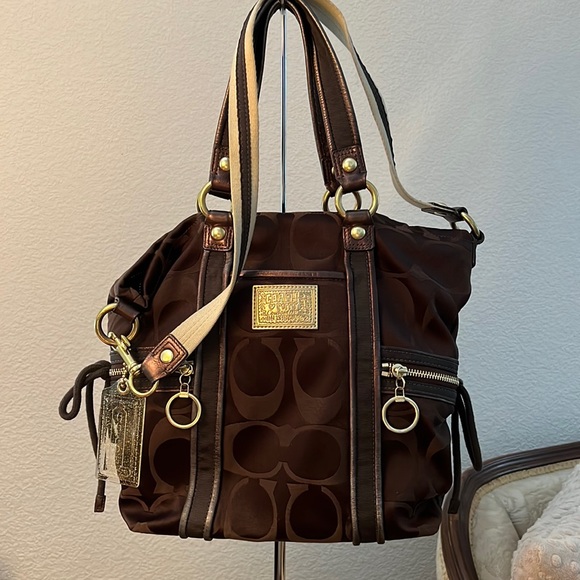 Coach | Bags | Coach Poppy Satchelcrossbody Signature C Great Condition ...